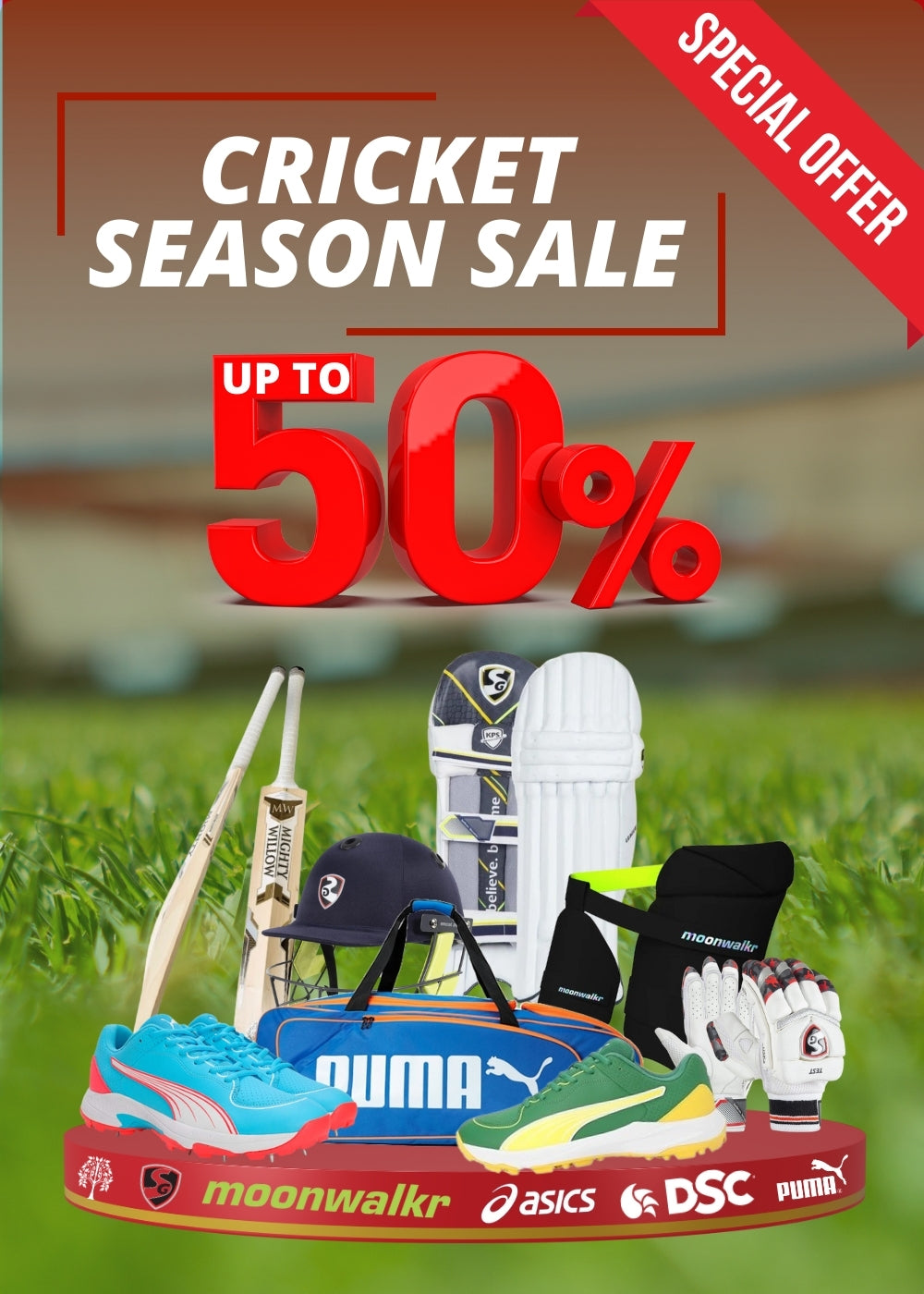 Premium Online Cricket Store!